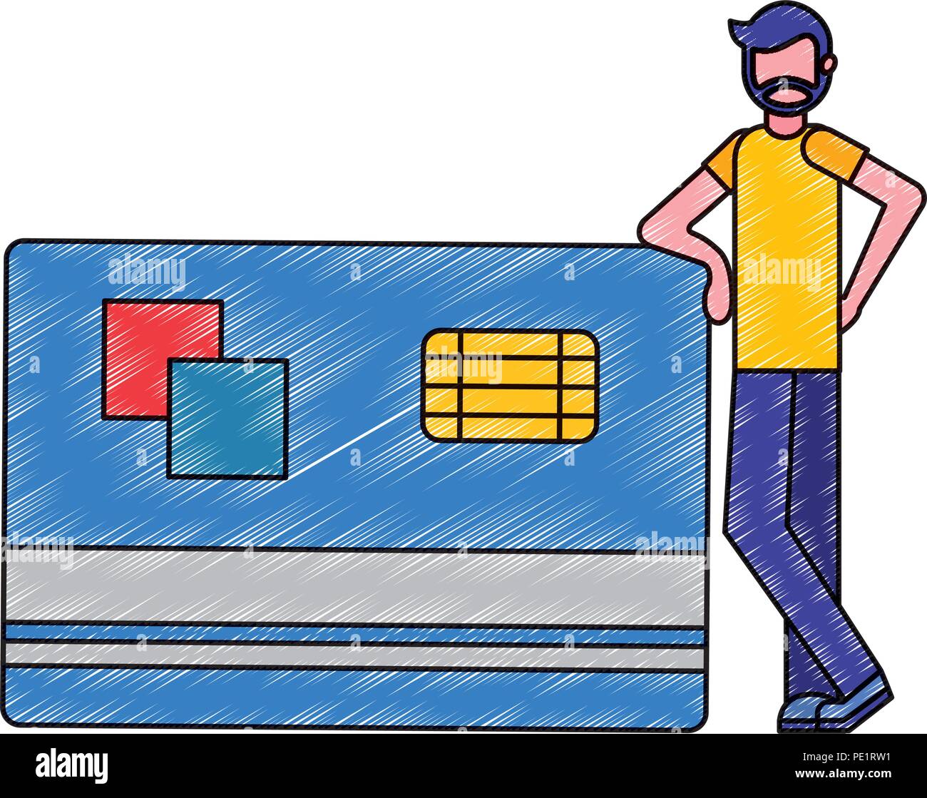 Pay friendly money Stock Vector Images - Alamy