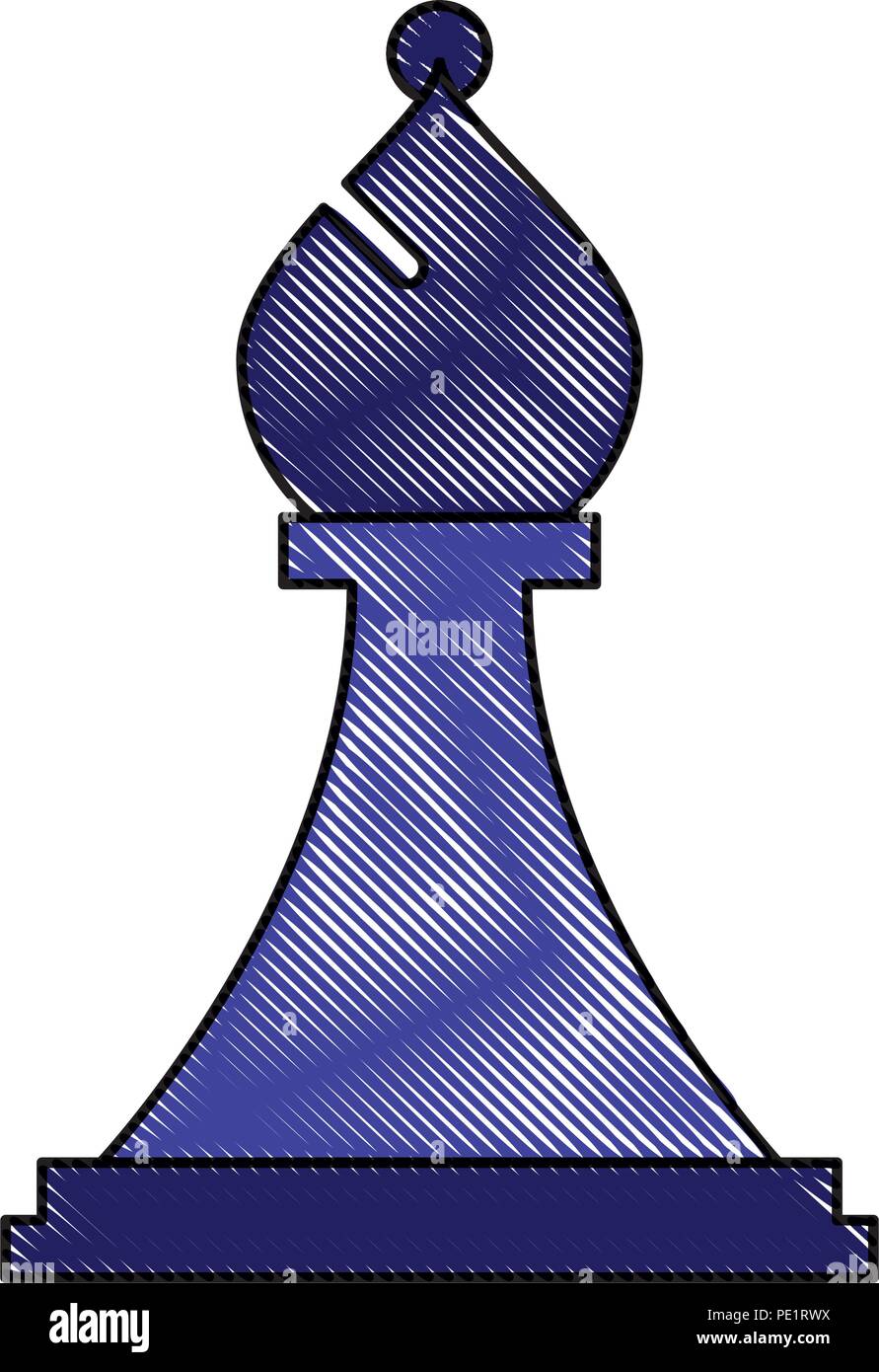 figure chess bishop piece icon Stock Vector Image & Art - Alamy
