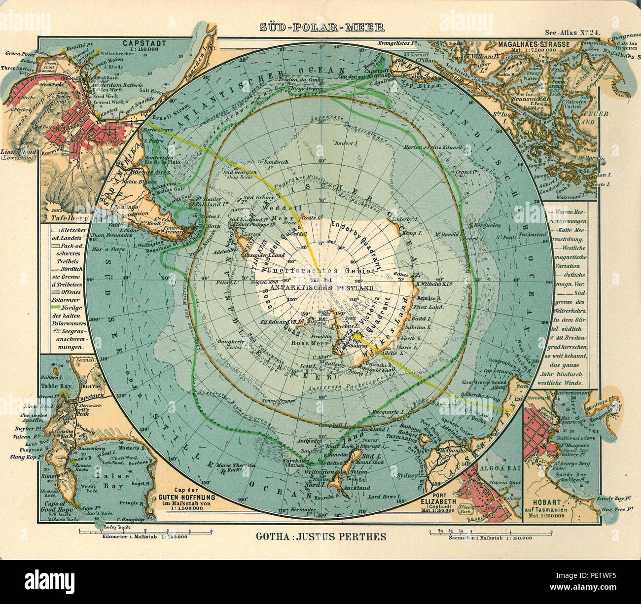 Antarctica Map Stock Photos & Antarctica Map Stock Images - Alamy