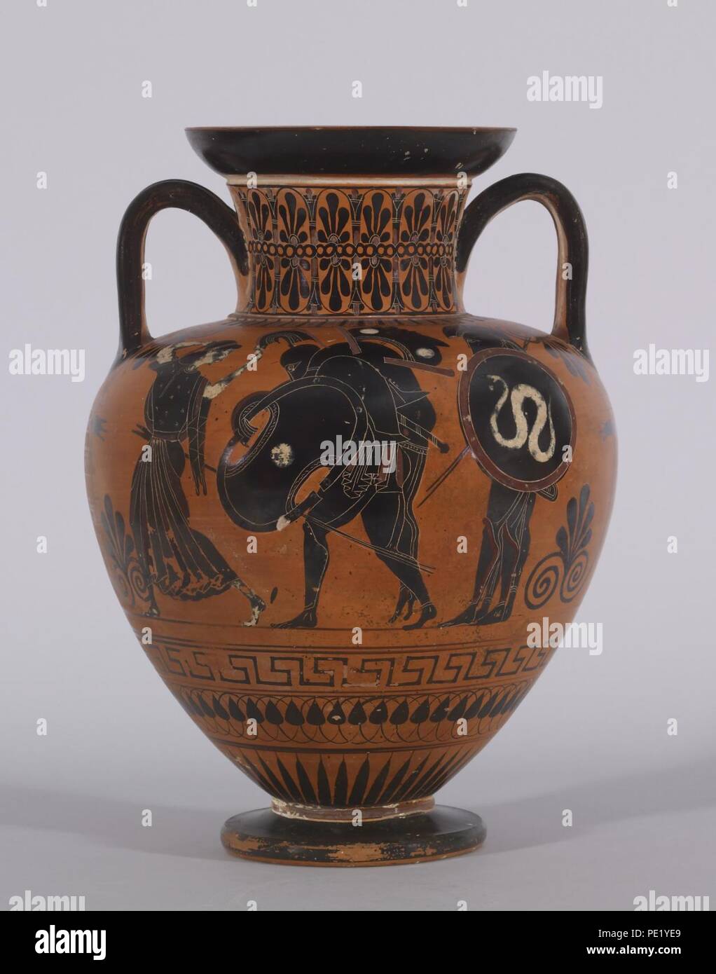 Antimenes Painter - Black-figure Amphora with Ajax Carrying the Dead ...