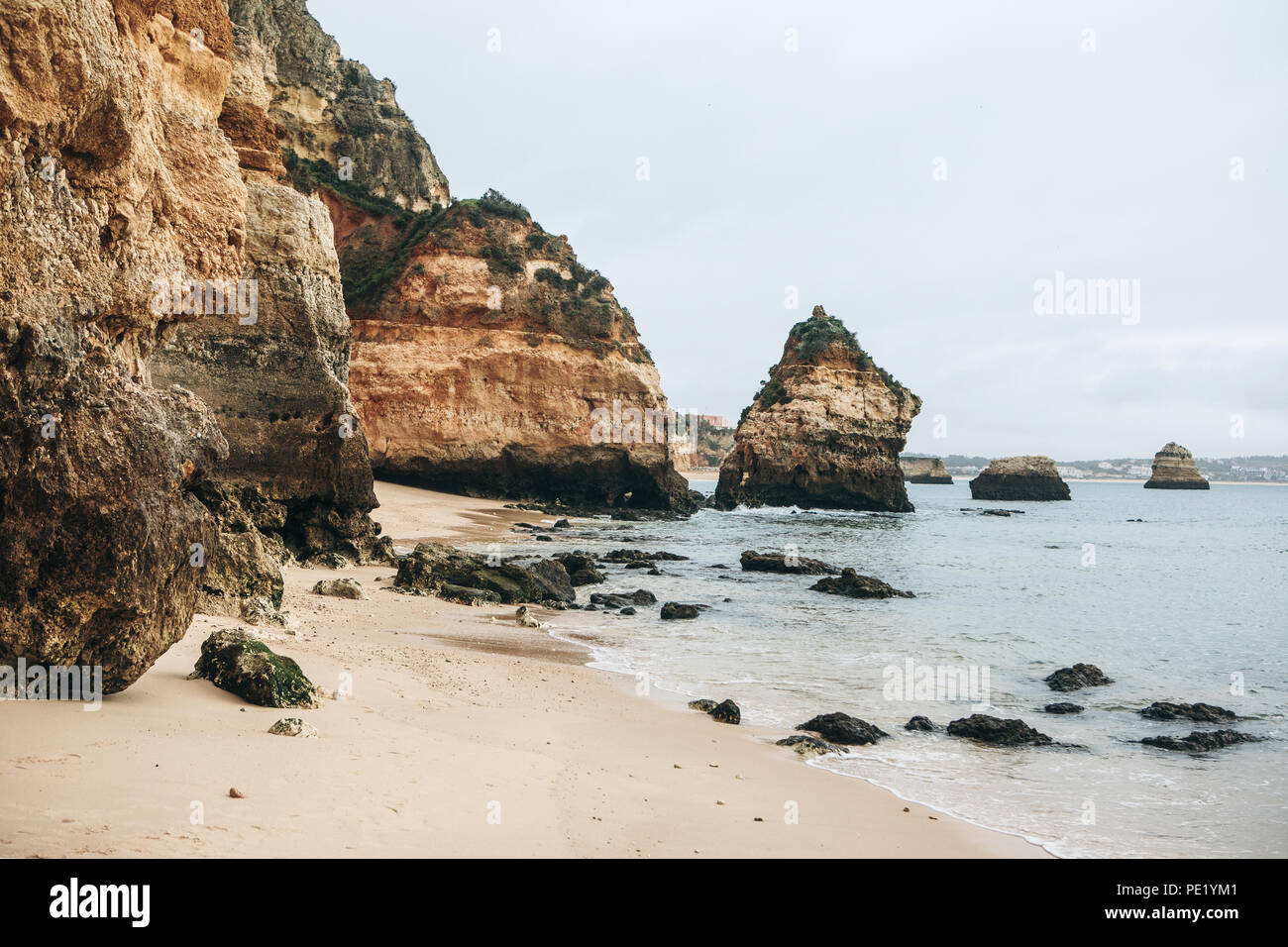 Beautiful views of the Atlantic Ocean and the rocks off the coast of ...