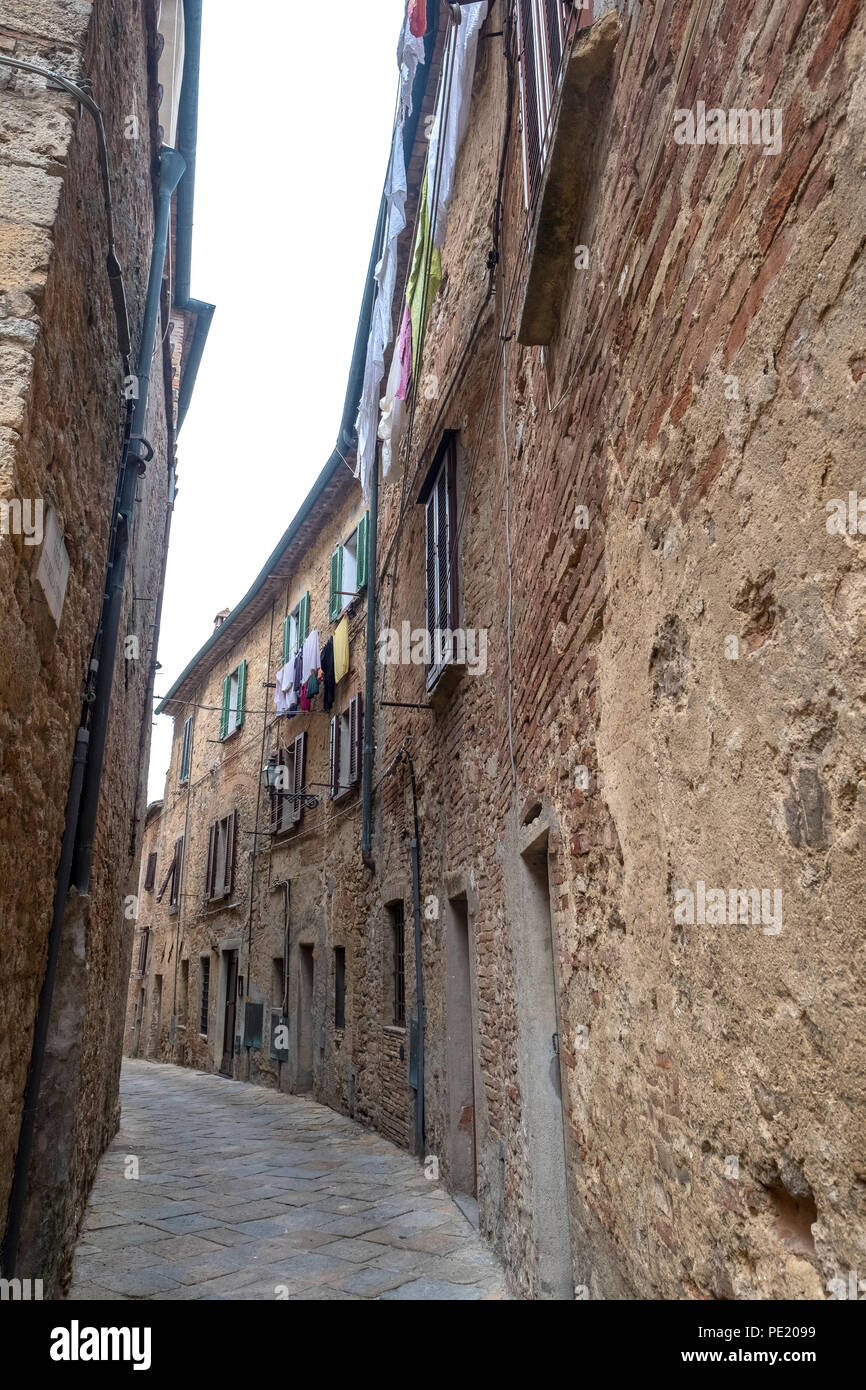 Volterra, Pisa, Tuscany, Italy, view of the historic city. Typical ...