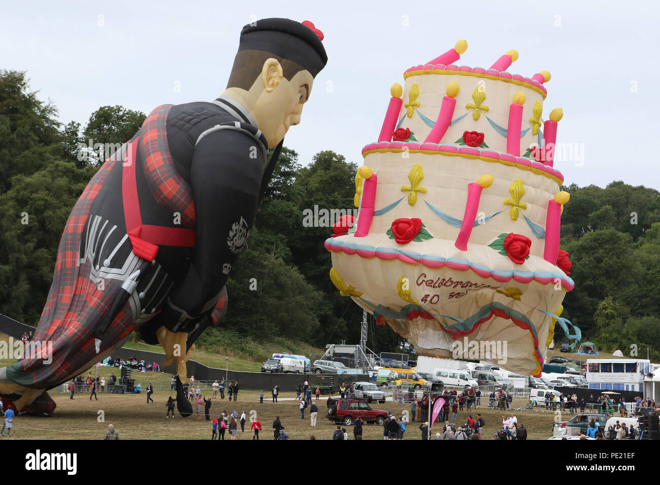 Scottish piper hot air balloon hi-res stock photography and images - Alamy