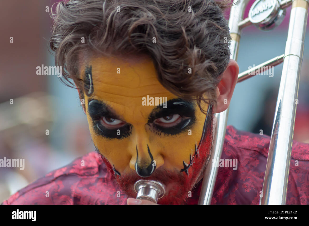 Glasgow, Scotland, UK. 11th August, 2018. A performer in Beautiful ...