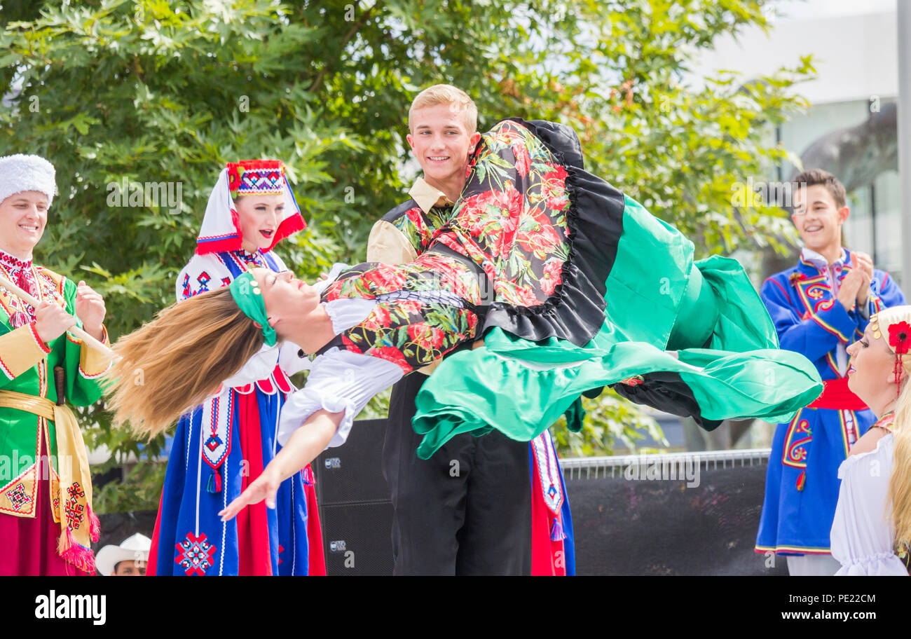 Vohon Ukranian dance ensamble at the Billingham International Folklore Festival of World Dance ...