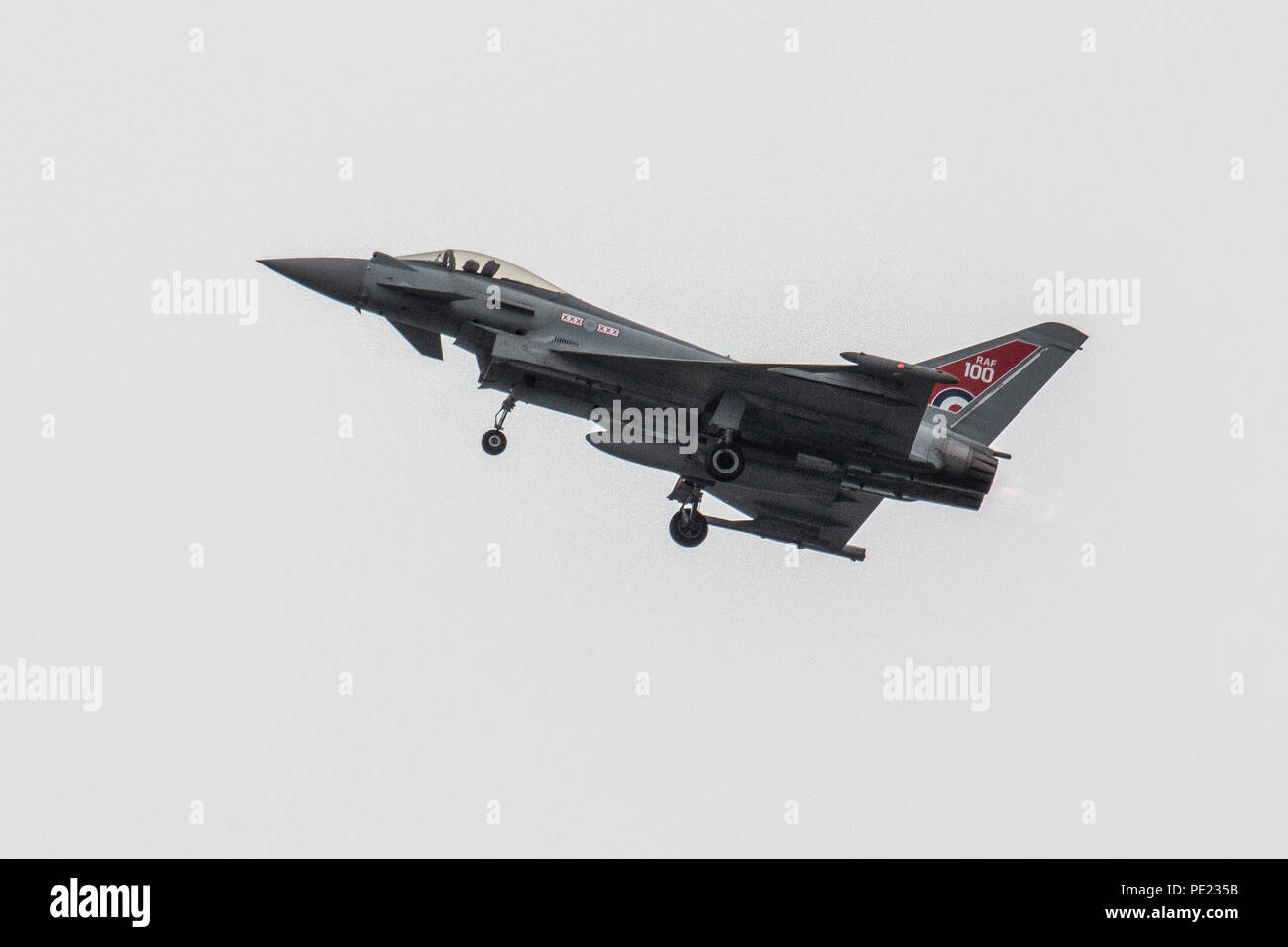 Raf typhoon jet front hi-res stock photography and images - Alamy