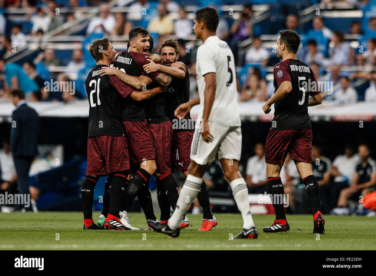 Santiago Bernabeu, Madrid, Spain. 11th Aug, 2018. Pre Season football ...