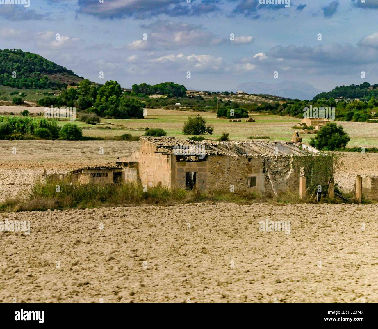 Mallorca, Spain. 18th Oct, 2004. An abandoned farmhouse in the ...
