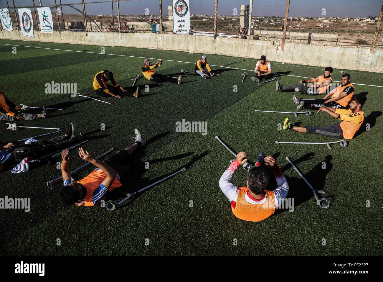 Disabled football team hi-res stock photography and images - Alamy