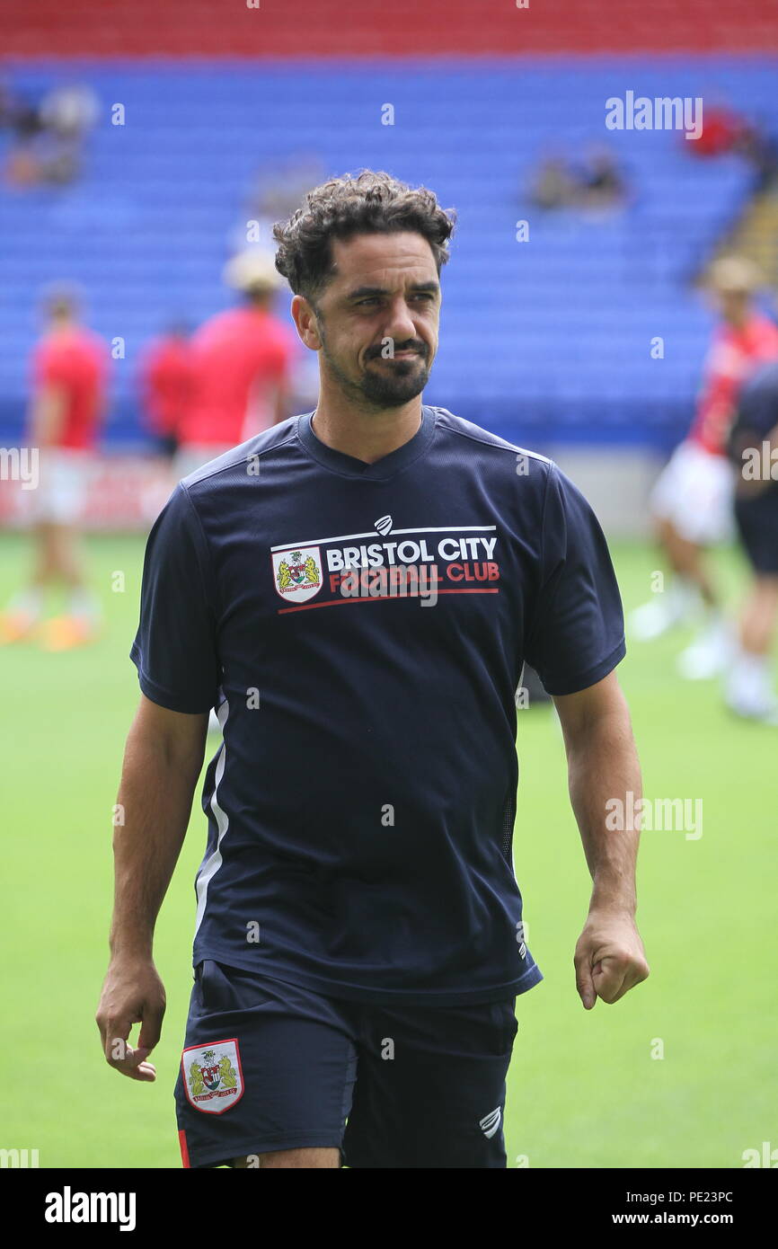 Bolton, Lancashire, UK11th August, 2018. Former Bristol City player ...