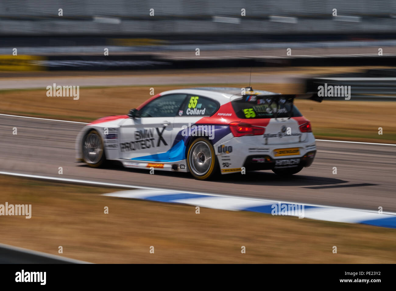 Corby, Northamptonshire, UK, 11th August 2018. BTCC racing driver Ricky ...