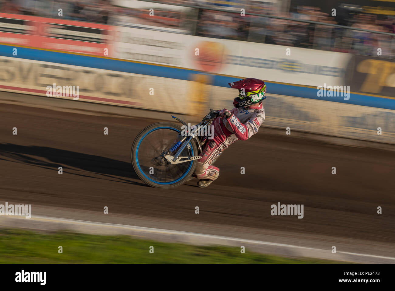 HALLSTAVIK, SWEDEN, AUGUST 7, 2018: Swedish national race leauge ...