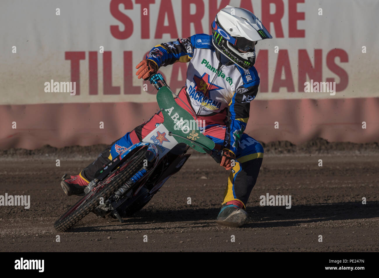 HALLSTAVIK, SWEDEN, AUGUST 7, 2018: Swedish national race leauge ...