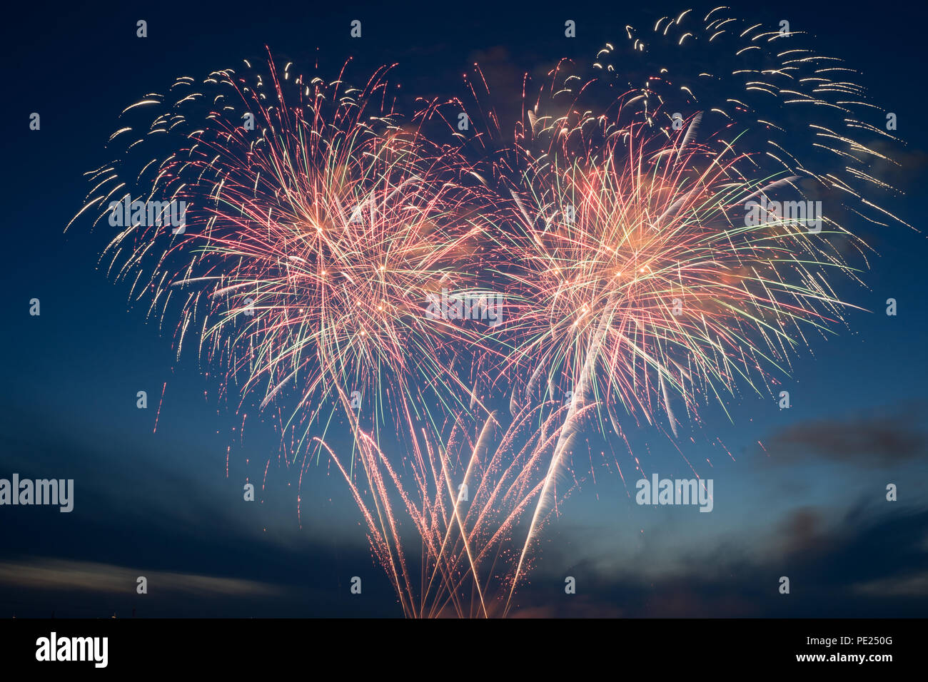News social fireworks hi-res stock photography and images - Alamy