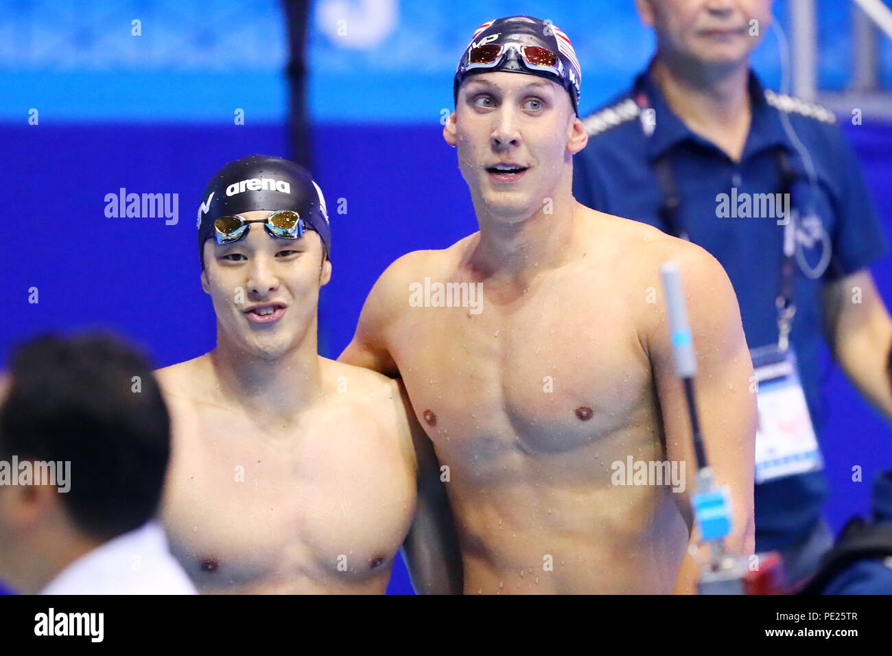Tokyo, Japan. 11th Aug, 2018. (L-R) Daiya Seto (JPN), Kalisz Chase ...