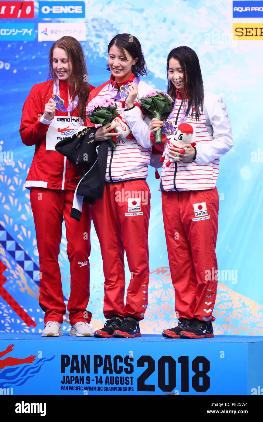 Tokyo, Japan. 11th Aug, 2018. (L-R) Pickrem Sydney (CAN), Yui Ohashi ...