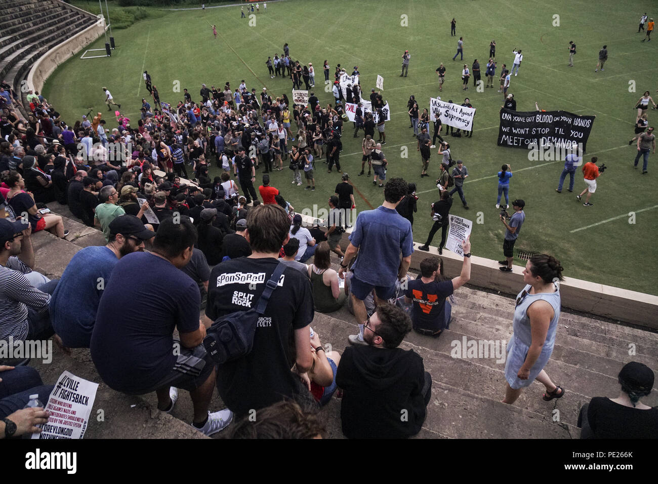Charlottesville torch rally hi-res stock photography and images - Alamy