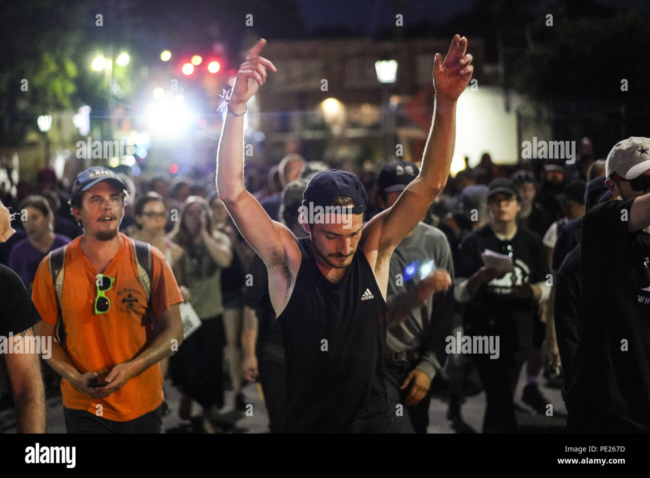 Charlottesville torch rally hi-res stock photography and images - Alamy