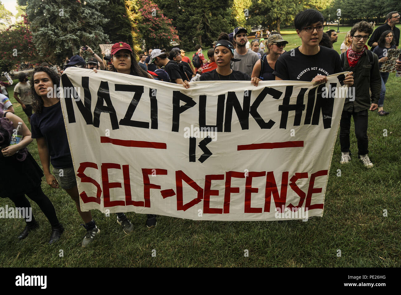 Charlottesville torch rally hi-res stock photography and images - Alamy