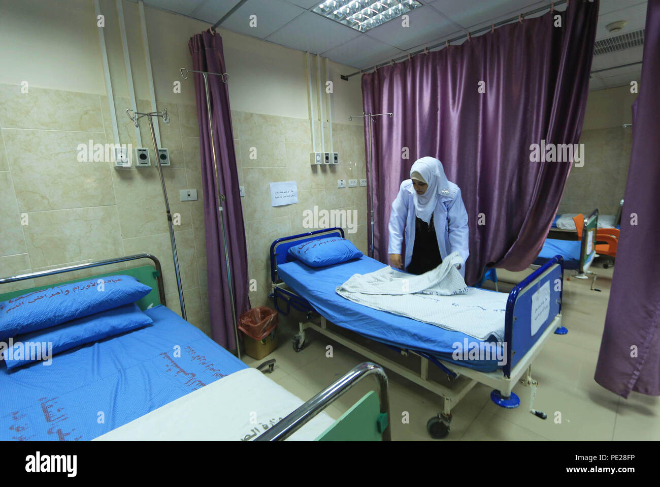 Gaza City, Gaza Strip, Palestinian Territory. 12th Aug, 2018. A ...