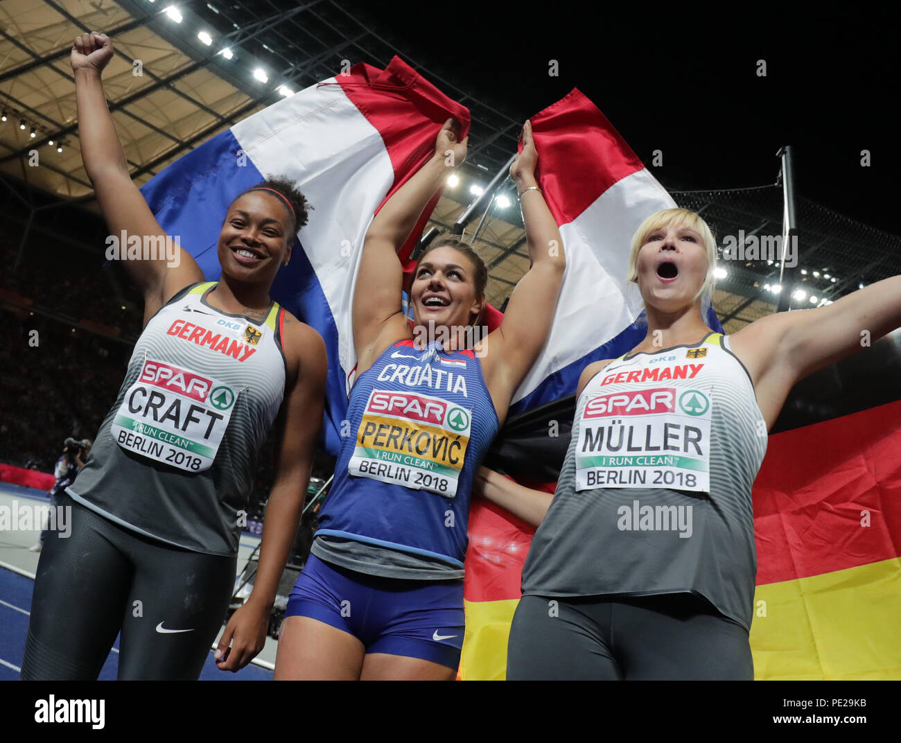 Berlin, Germany. 11th Aug, 2018. Athletics, European Championships in ...