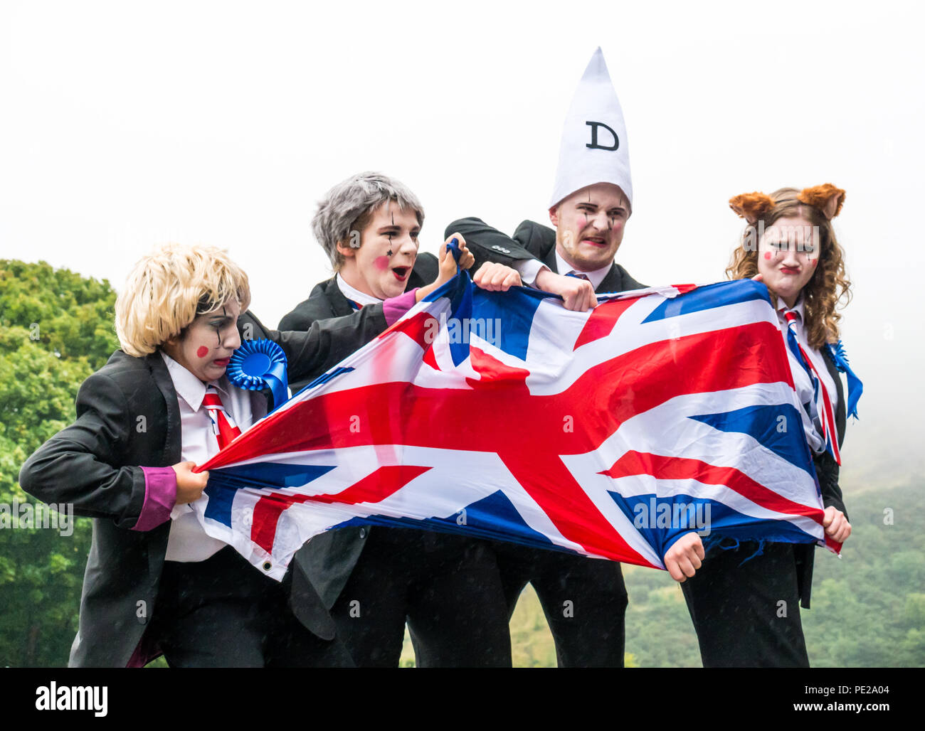 Pig with a union jack hat hi-res stock photography and images - Alamy