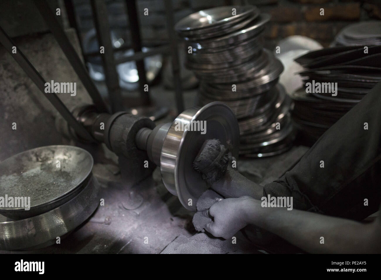 Child labor in aluminium factory hi-res stock photography and images ...