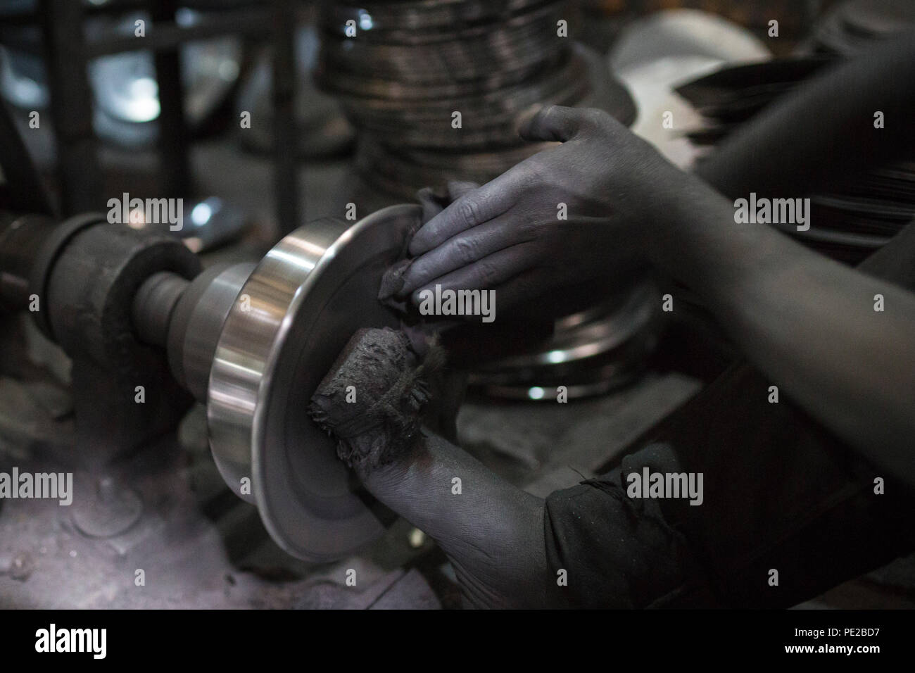 Child labor in aluminium factory hi-res stock photography and images ...