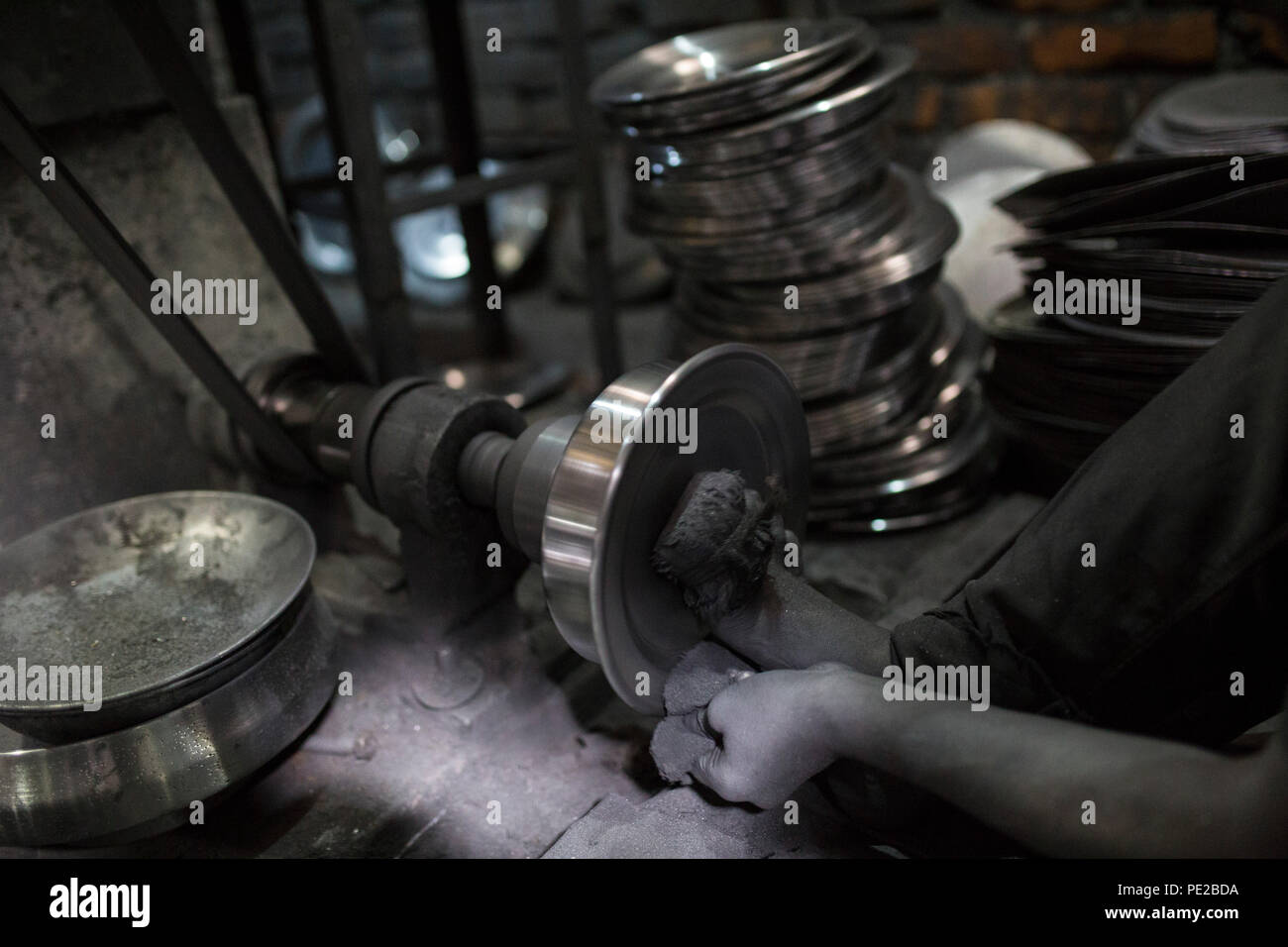 Child labor in aluminium factory hi-res stock photography and images ...