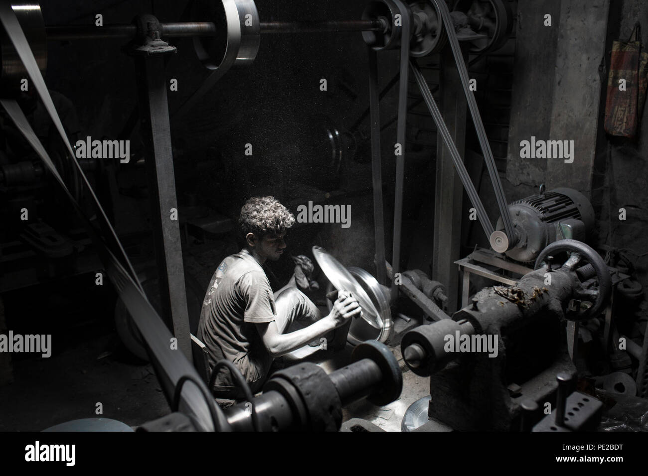 Child labor in aluminium factory hi-res stock photography and images ...