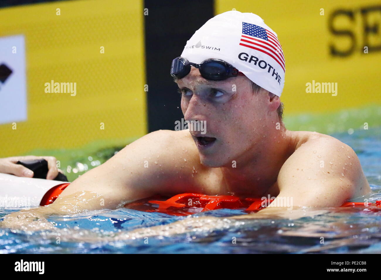 Tokyo, Japan. 11th Aug, 2018. Grothe Zane Glenn (USA) Swimming : 2018 ...