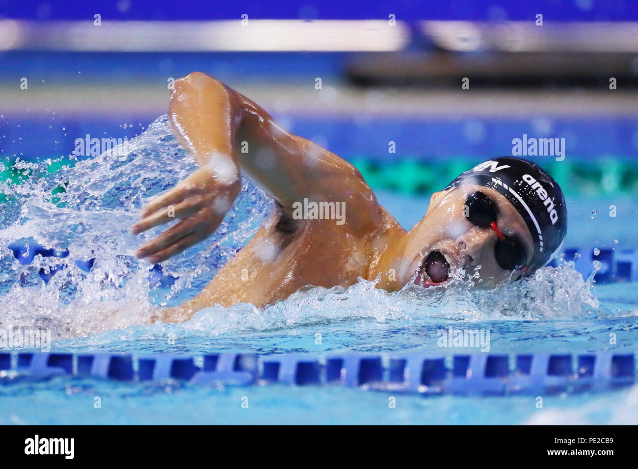 Tokyo, Japan. 11th Aug, 2018. Shogo Takeda (JPN) Swimming : 2018 Pan ...