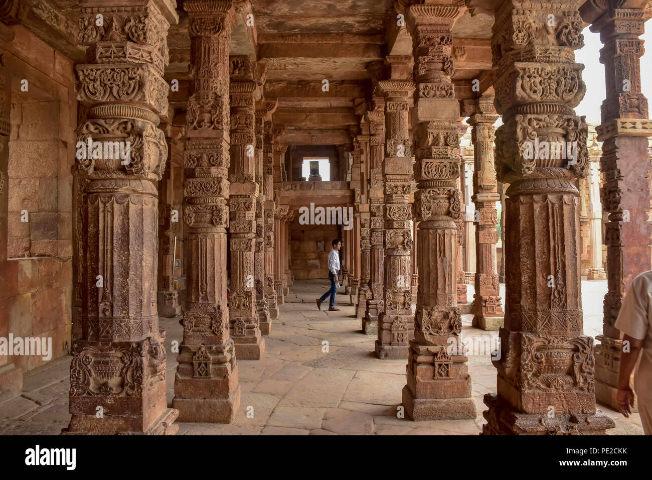 Qutub minar inside hi-res stock photography and images - Alamy