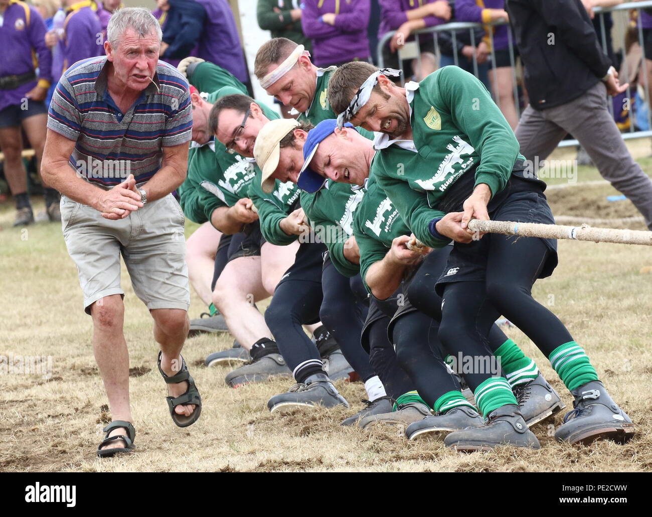 Cambridgeshire, UK. 12th August 2018. Beaten Semi finalists ...