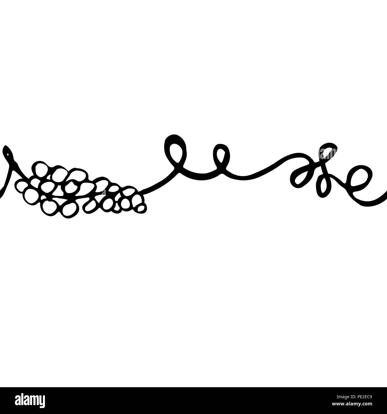 Vector seamless ornament. Simple berry pattern Stock Vector Image & Art ...