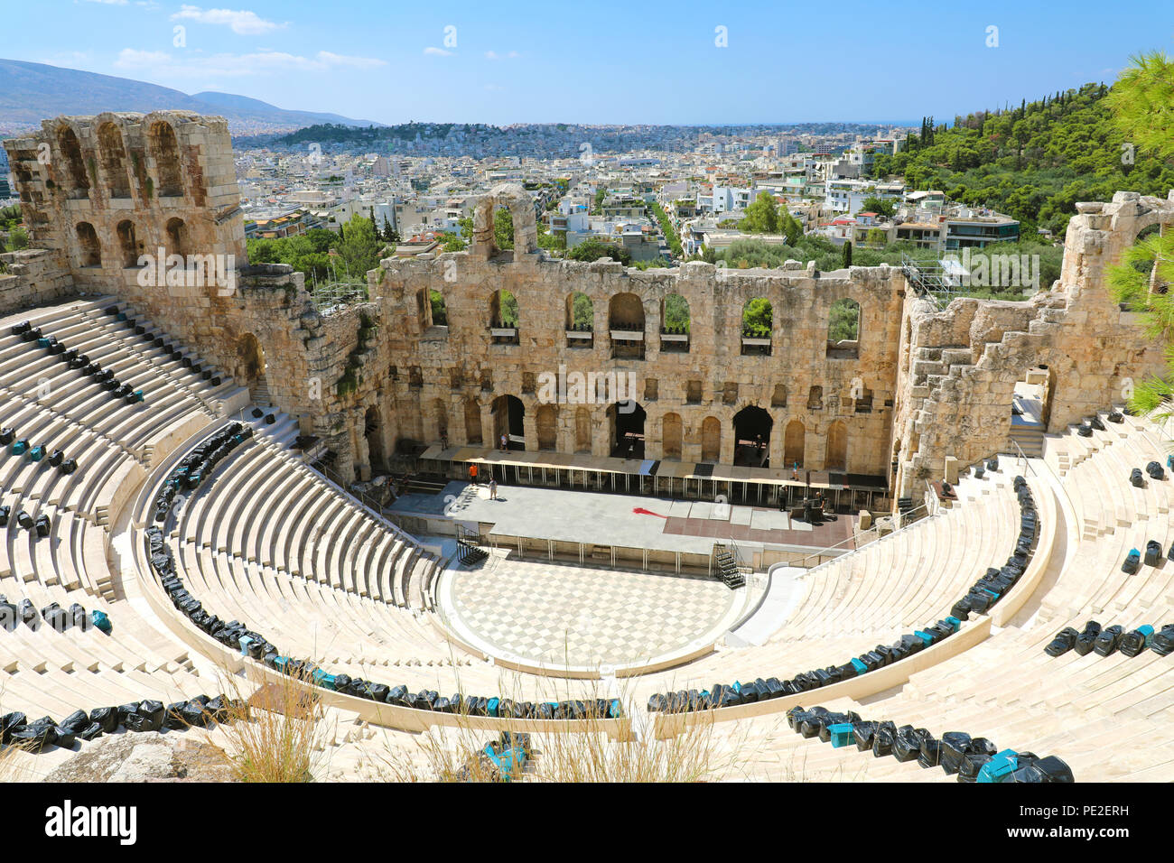 Acropolis amphitheater hi-res stock photography and images - Alamy