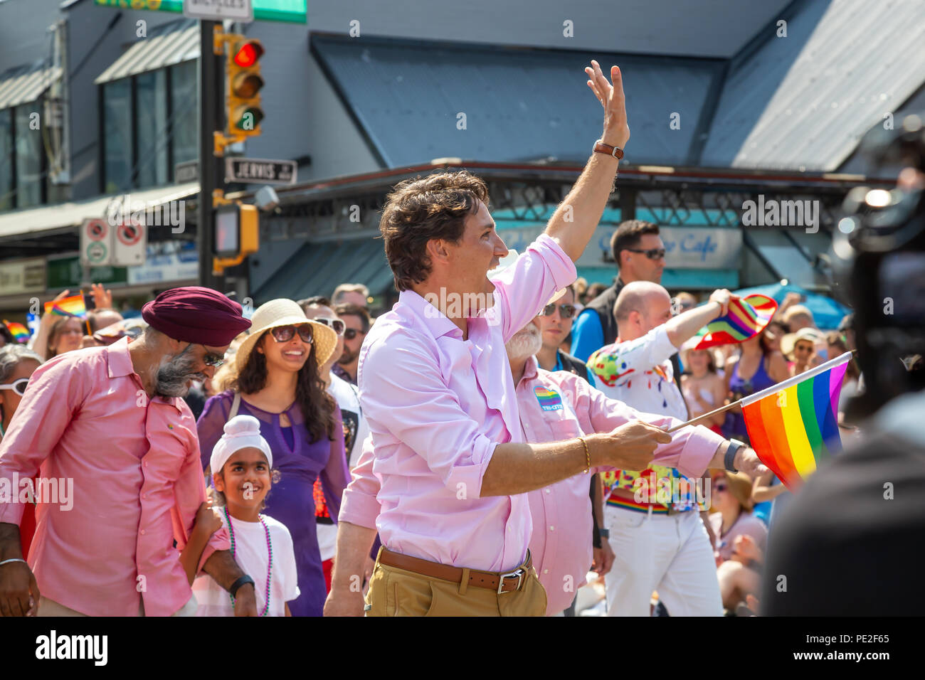 Downtown Vancouver, British Columbia, Canada - August 5, 2018: Canadian ...