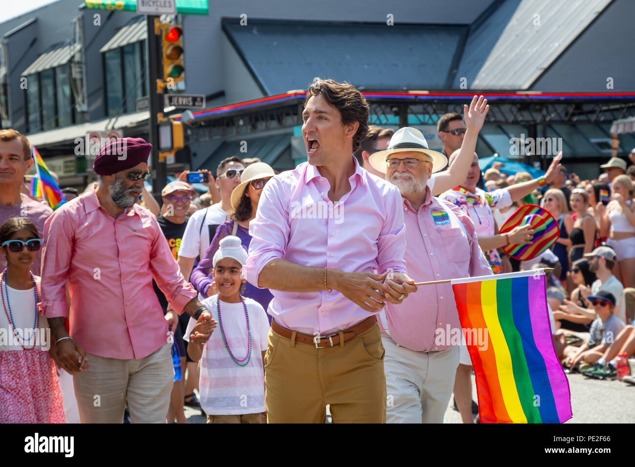 Downtown Vancouver, British Columbia, Canada - August 5, 2018: Canadian ...