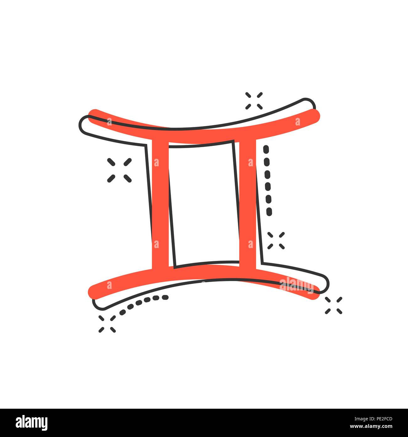 Gemini constellation cartoon illustration Cut Out Stock Images ...