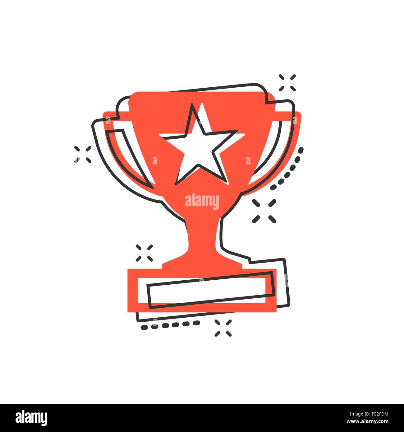 Winner cartoon illustration Cut Out Stock Images & Pictures - Alamy