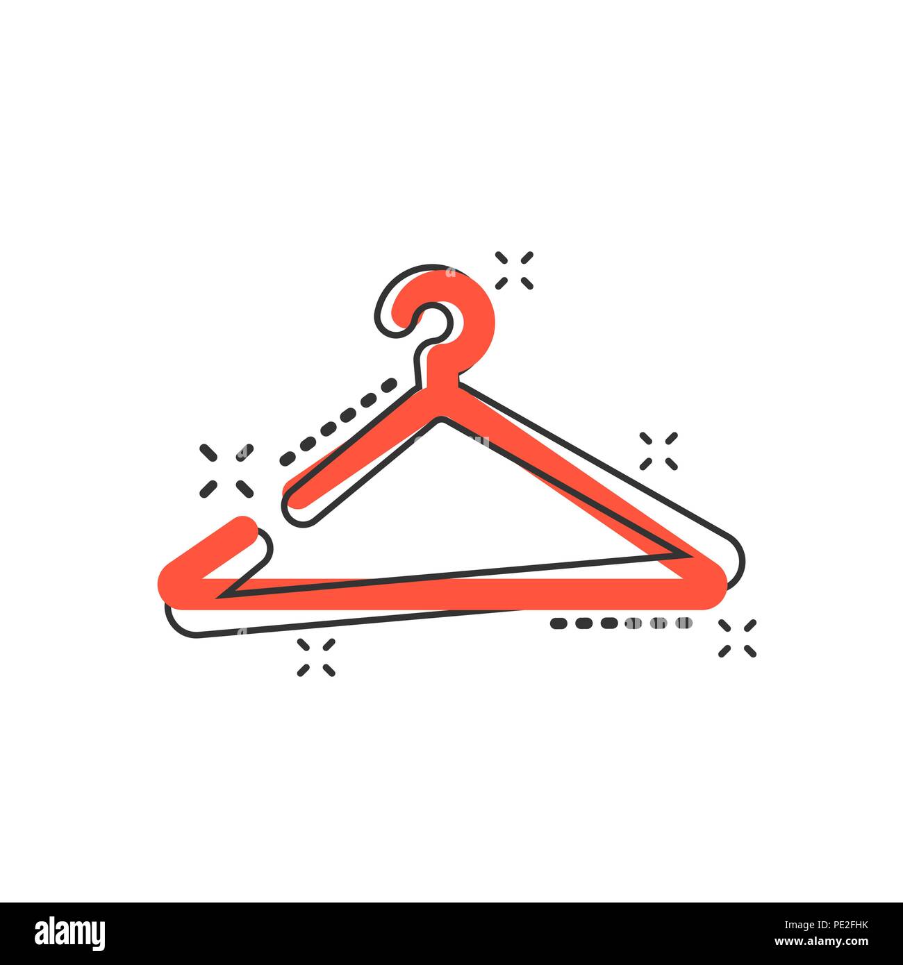 Hanger cartoon hi-res stock photography and images - Alamy