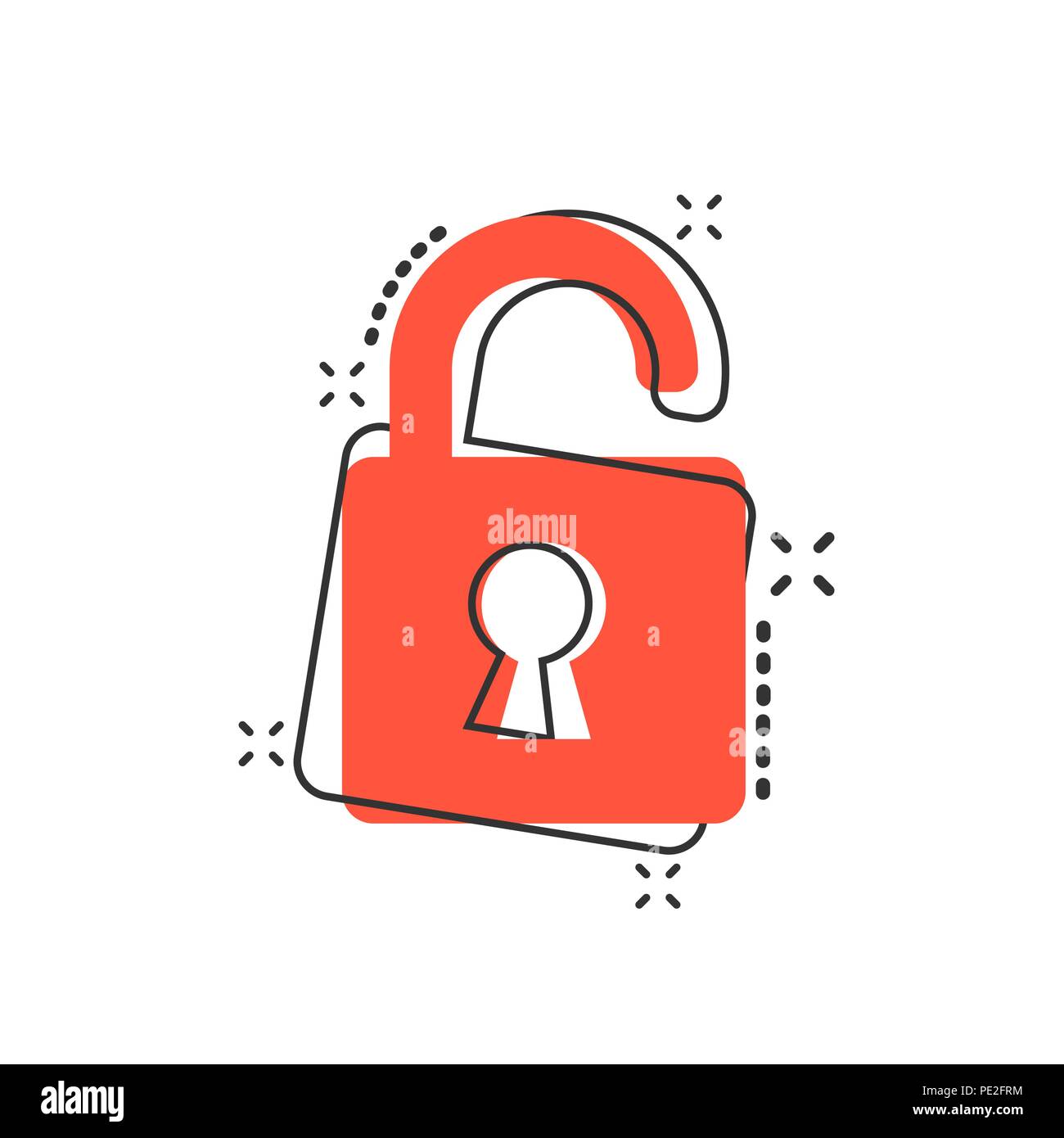 Padlock Cartoon Stock Photos & Padlock Cartoon Stock Images - Alamy