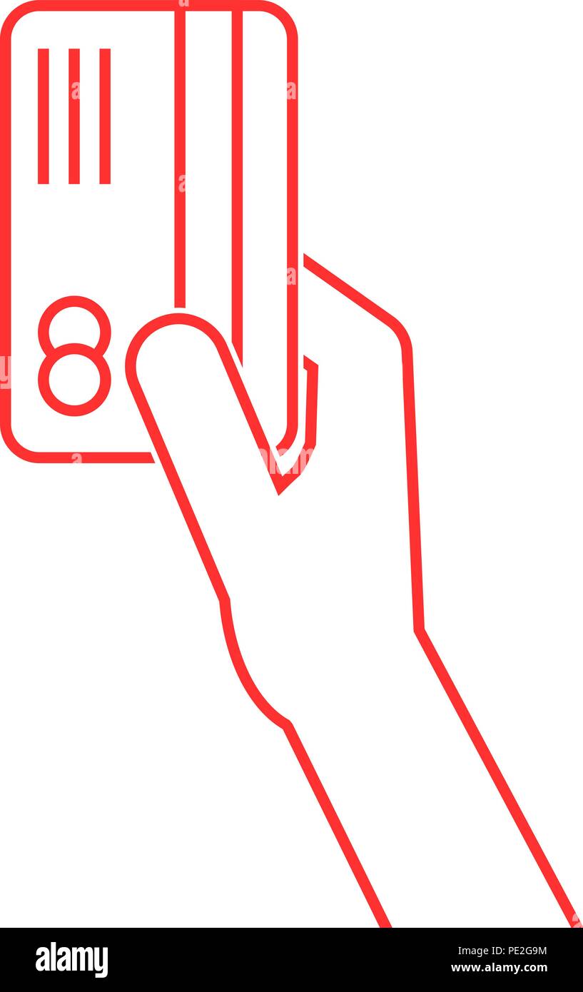 Visa credit card online shopping Stock Vector Images - Alamy