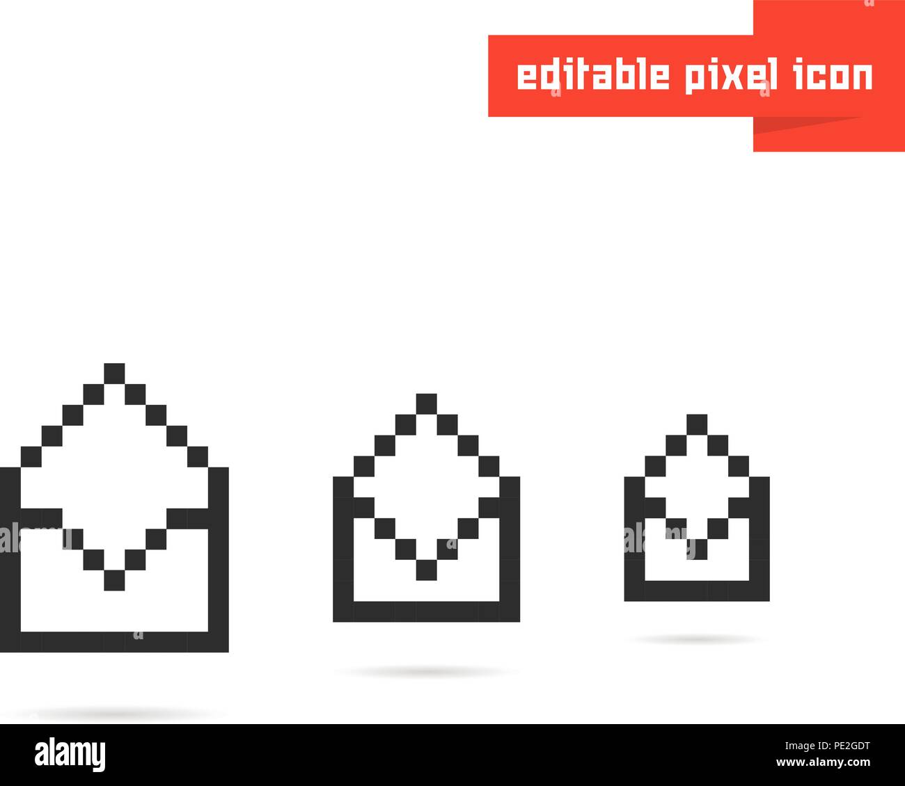 Pixel art writing pixel illustration hi-res stock photography and ...