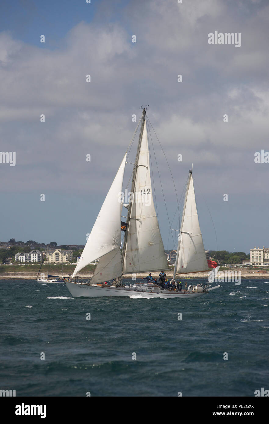 Gypsy Moth IV, the yacht Francis Chichester sailed around the world in ...