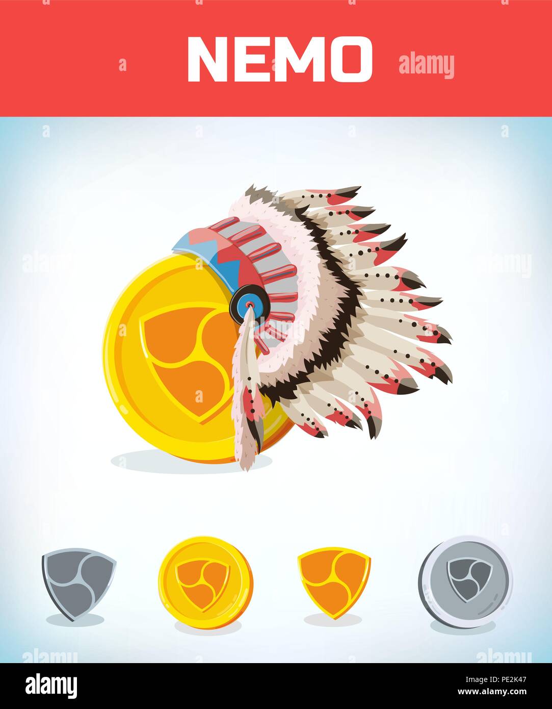 Indian money and chain Stock Vector Images - Alamy