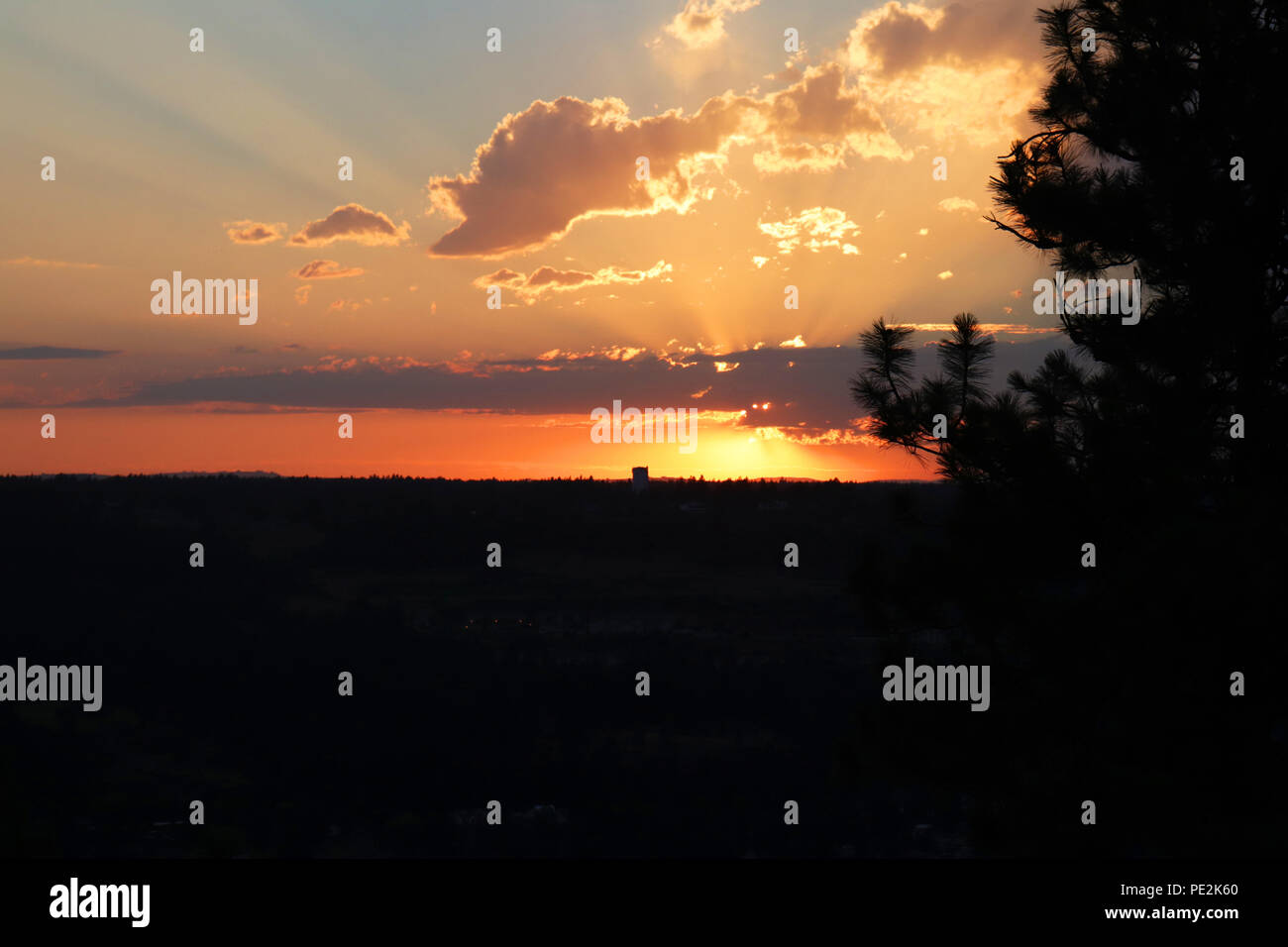 Spokane sunset hi-res stock photography and images - Alamy