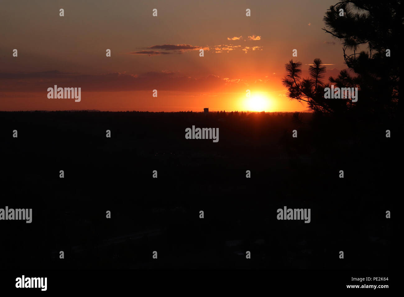 Spokane sunset hi-res stock photography and images - Alamy