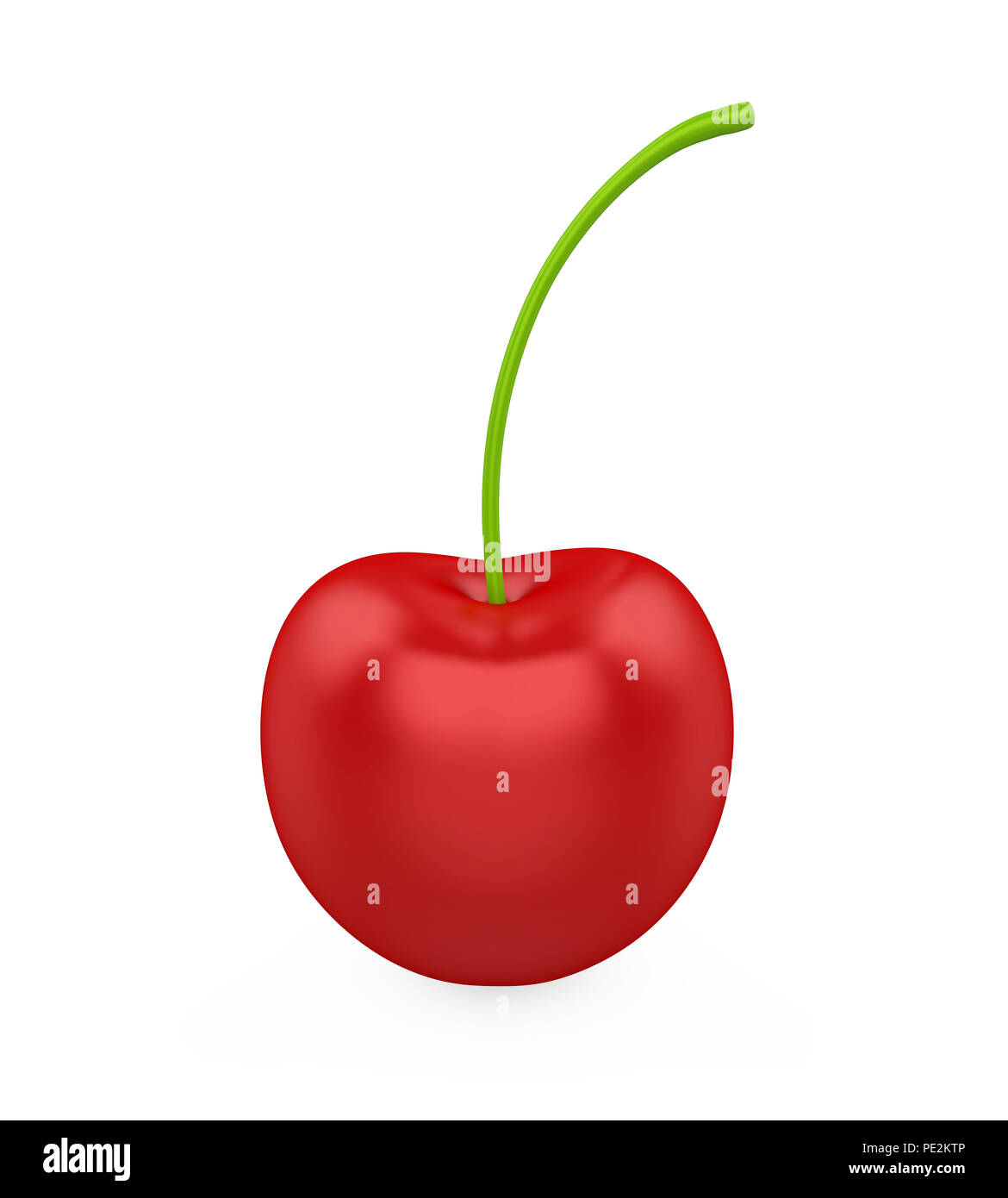 Cherry Fruit Isolated Stock Photo - Alamy