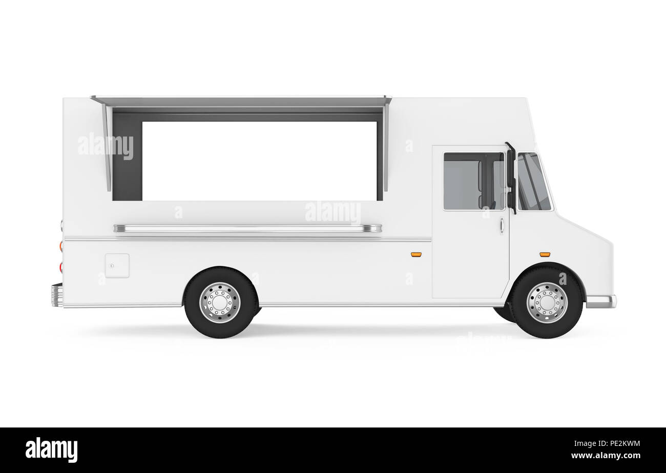 Truck delivery restaurant Cut Out Stock Images & Pictures - Alamy